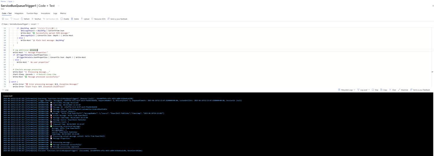Azure ServiceBus with Azure Functions and PowerShell - Bart Pasmans | Cloud & Automation
