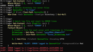 Bart Pasmans | PowerShell Real-Time Log Monitoring